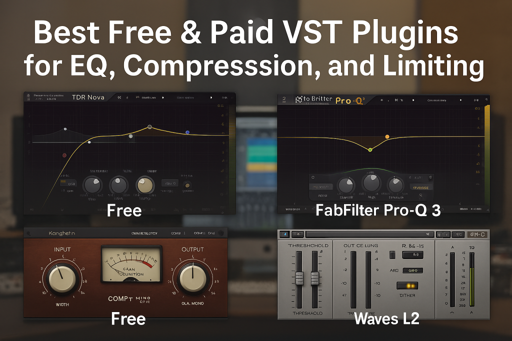 Best Free & Paid VST Plugins for EQ, Compression, and Limiting - Audiartist