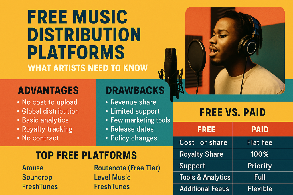 Top Free Music Distribution Platforms for Artists in 2025
