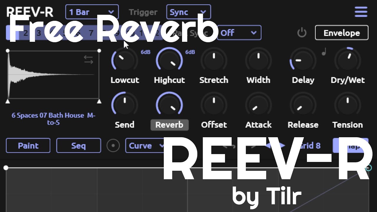 REEV-R by Tilr – Free Modulated Convolution Reverb VST Plugin